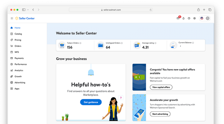 Getting started in Seller Center - Walmart Marketplace