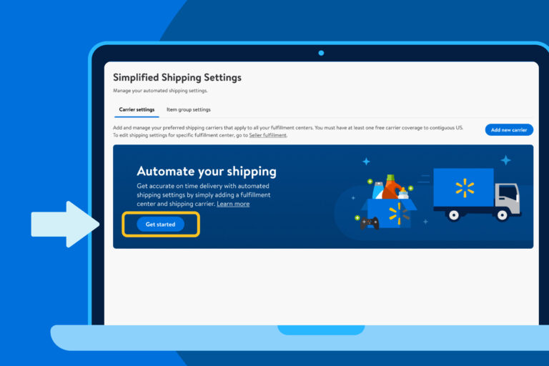 Simplified Shipping Settings - Walmart Marketplace